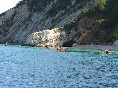 Sea Kayak Greece - Sea kayaking vacations in Greek islands